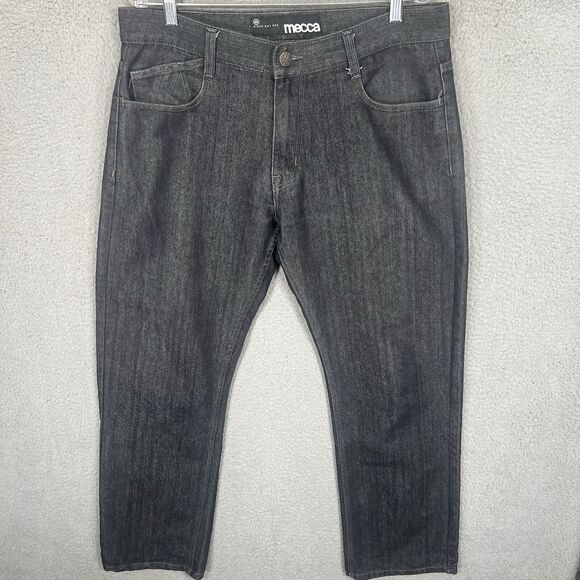 mecca | Jeans | Mecca Jeans Mens 36x3 Black Straight Leg Classic Fit ...